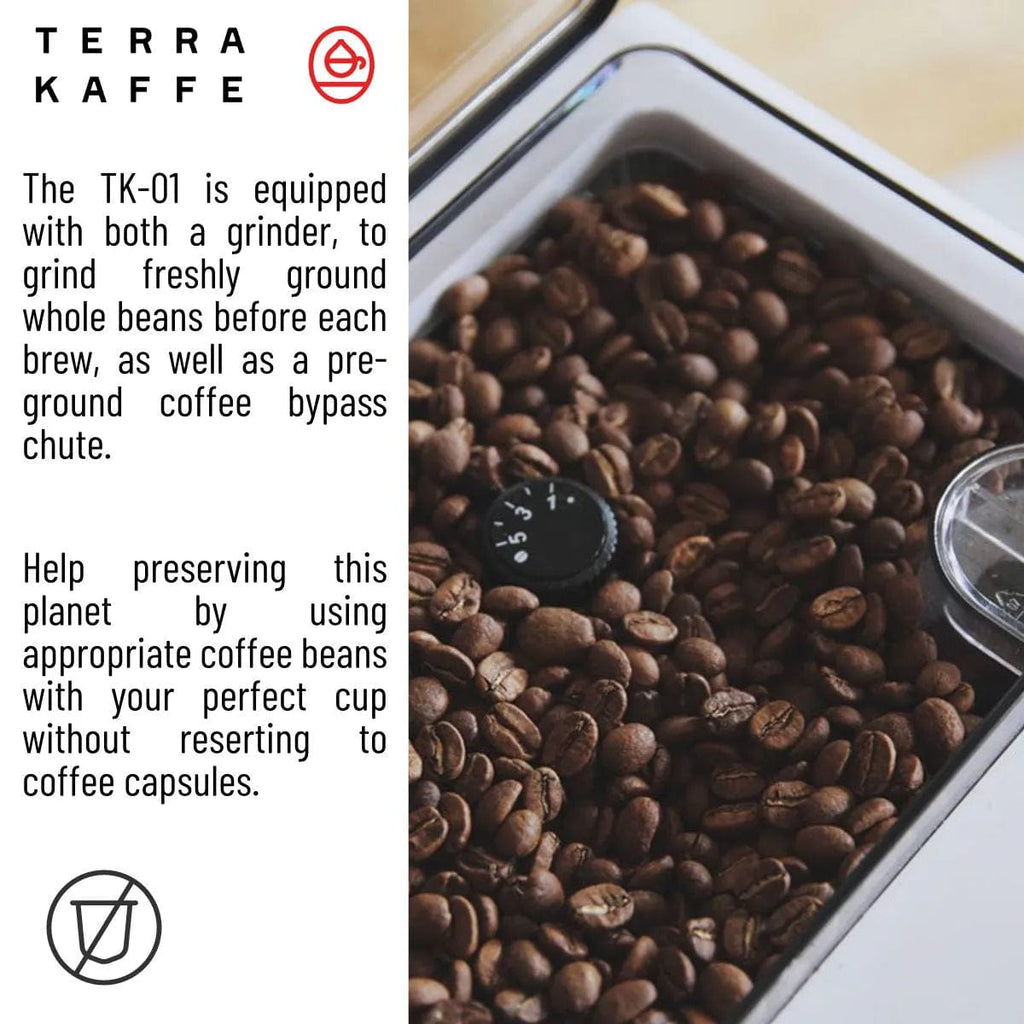 Terra Kaffe TK-01 Super Automatic Espresso, Cappuccino, & Latte Machin – Home Coffee Solutions
