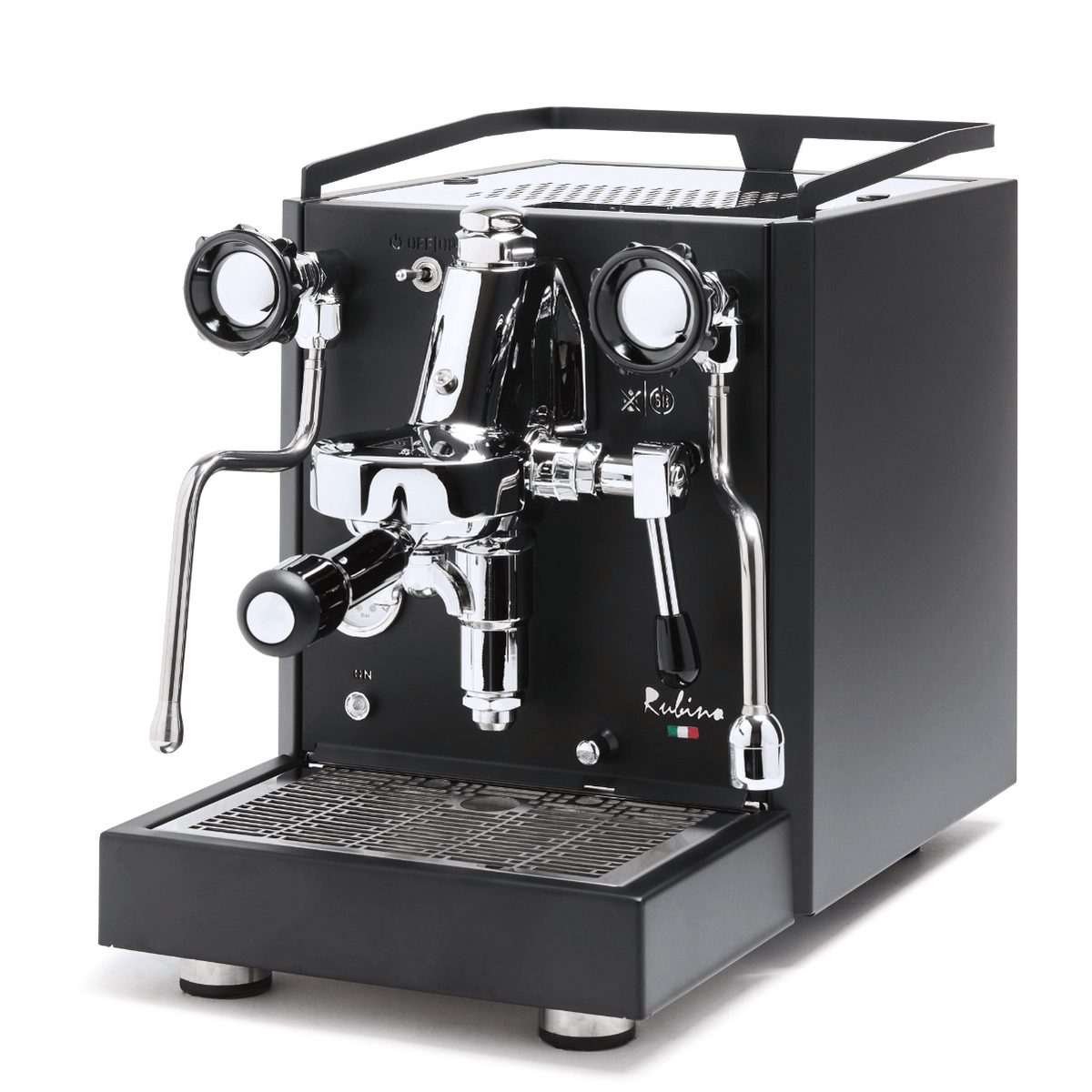 Quick Mill Rubino E61 Heat Exchanger Espresso Machine 0981 (Black)