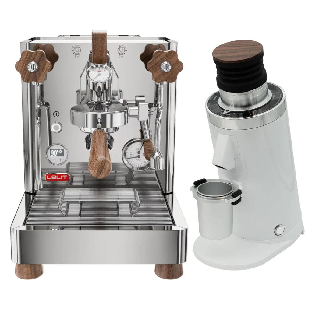 Lelit Bianca 3 PL162T Espresso Machine and DF64 Gen2 With DLC Burrs Gr ...