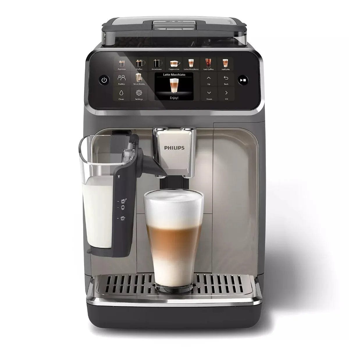 Philips 5500 LatteGo Super Automatic Espresso, Cappuccino, & Latte Mac ...