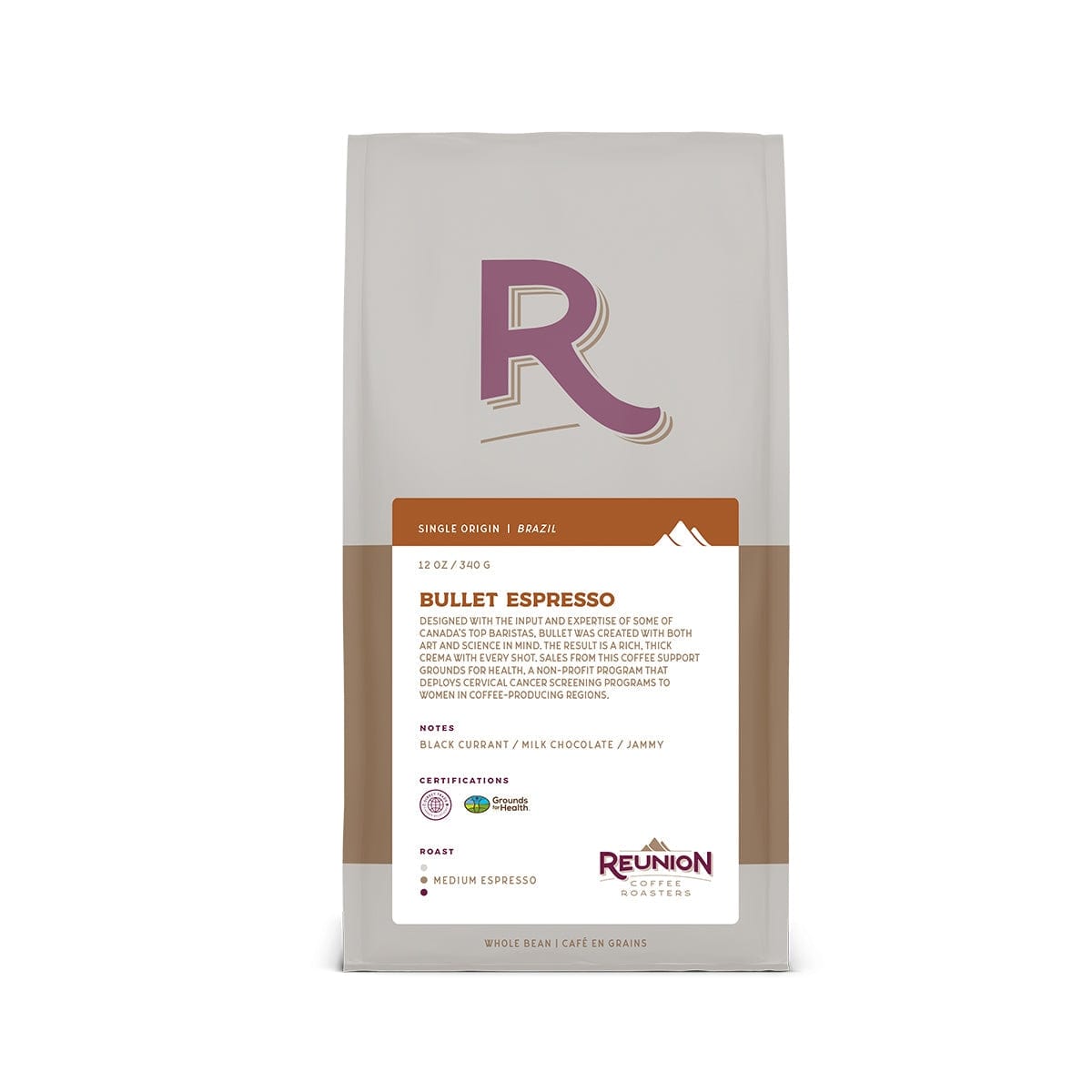 Reunion Coffee Bullet Whole Bean Coffee