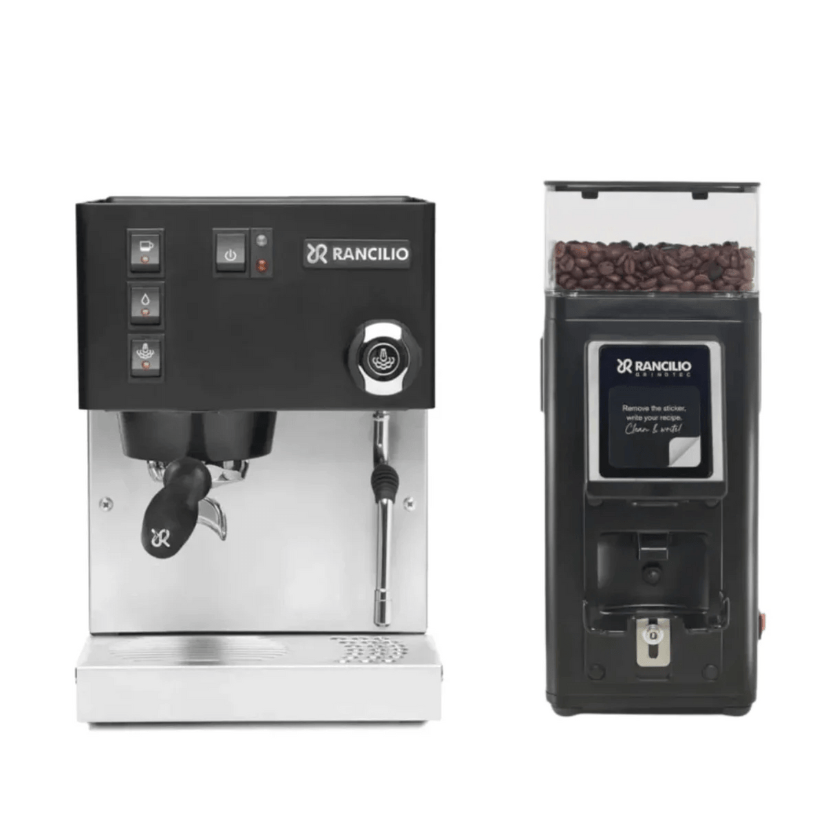 Rancilio Silvia M V6 Espresso Machine (Limited Edition Black and Stain