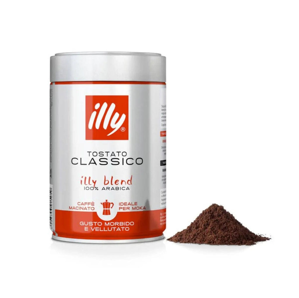 Illy - Classico Moka Ground Coffee (250g of Moka Grounds) – Home Coffee ...